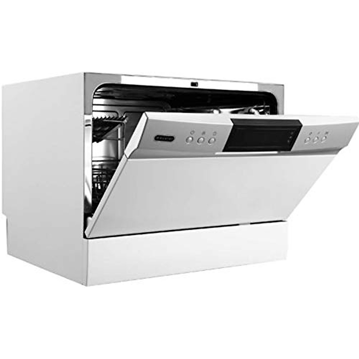 Whynter CDW-6831WES 6 Place Setting LED, White Countertop Portable Dishwasher