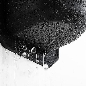 Tooletries - Shower Drink Holder - 100% Silicone Can Holder for Beer or Soda - Bathroom Accessory - Silicone-Grip Technology, No Adhesive Needed - in Partnership with 30 Watt - Charcoal