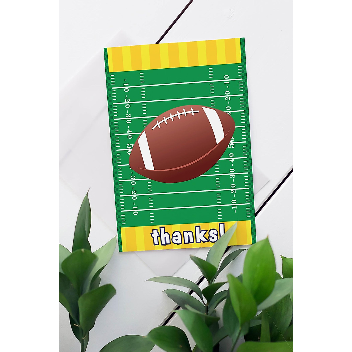 Stonehouse Collection | Football Team Thank You Cards | Football Coach Appreciation Cards| Football Parent Thank You Cards (Football Field)