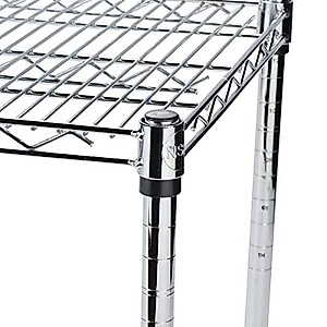 21" x 36" NSF Chrome Dunnage Shelf with 8" Posts. Wire Shelving Unit Wire Rack Wire Shelves Pantry Shelf Kitchen Shelves Storage Shelving Metal Storage Shelves Pantry Shelving