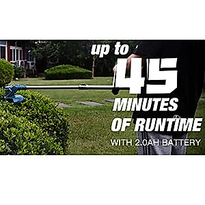 Cordless String Trimmer, Cordless Edger Weed Whacker Grass Eater Lawn Cutter Lawn Mower, 2 Lithium-ion Battery Powered 24V 4000mah