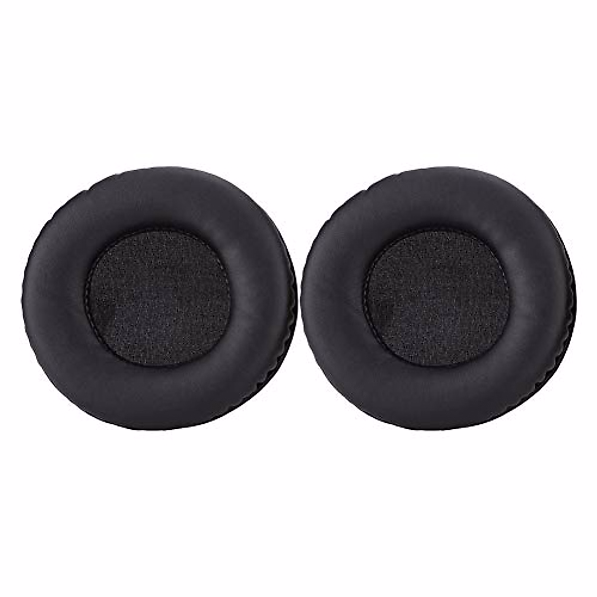 V BESTLIFE 1 Pair Universal 100mm Headphone pad Replacement pad, Soft Foam Cushion Noise Reduction Headset Cover Case,Made from Protein Leather,Black