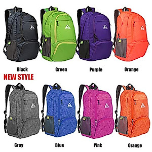 PLAY-KING Foldable Waterproof Lightweight Backpack for Shopping Travel or Hiking, for Men or Women