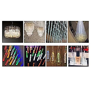 Fielect White Straight Line Acrylic Round Rod Standard Plexiglas Tolerance Lightweight for DIY 12mm Diameter 250mm Height 1Pcs