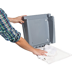 San Jamar STK1008 Saf-T-Knife Assembled Station, 15" Width x 15" Height x 4-1/4" Depth