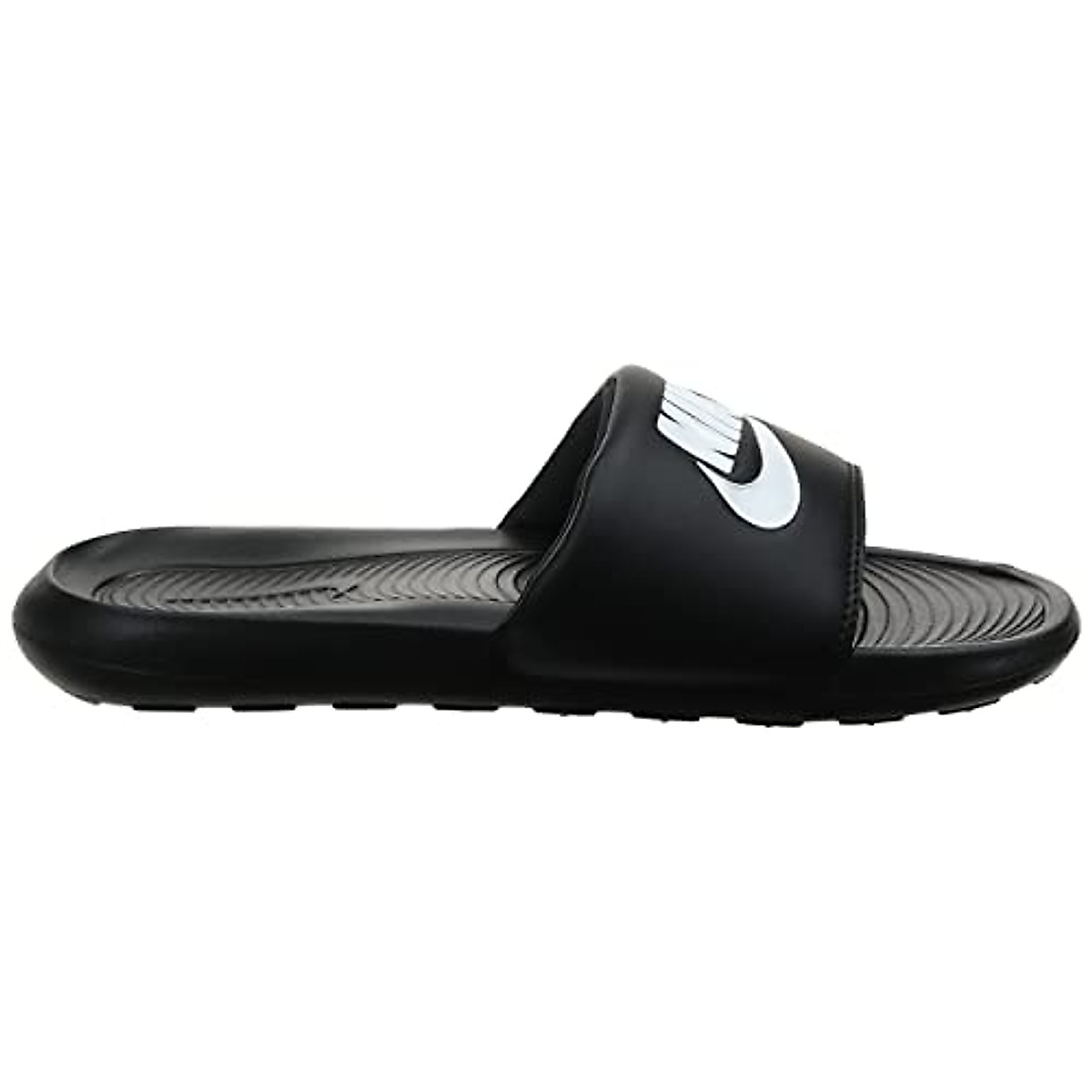 NIKE Women's Victori One Slide Trail Running Shoe, Black White Black, 6