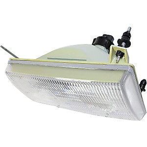 Evan Fischer Headlight Set Compatible with 1992-1996 Ford E-350 Econoline Club Wagon 1996 Super Duty Left Driver and Right Passenger Side Halogen With bulb(s)