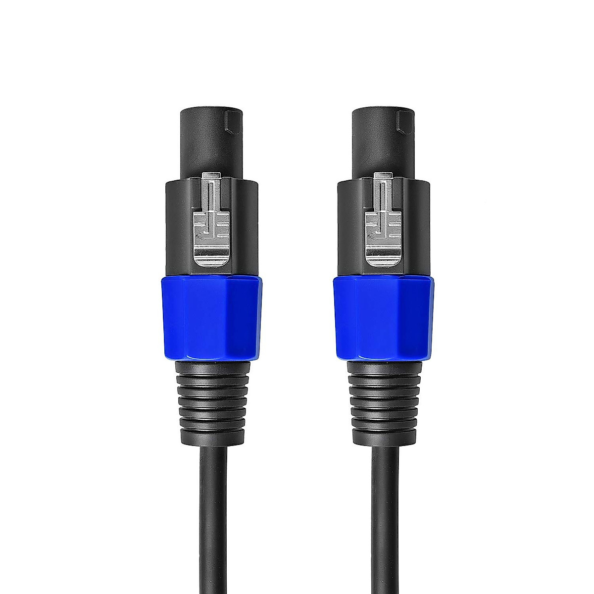 Yoico 2Pcs 100 Feet Professional Speakon to Speakon Cables Wire Speaker Audio Amplifier Cord 7mm with Twist Lock