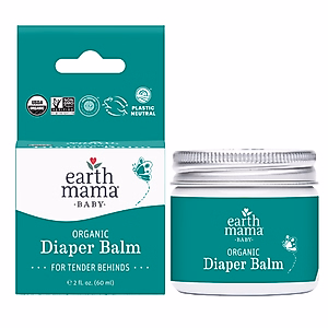 Earth Mama Nipple Butter™ & Diaper Balm | Nipple Cream & Organic Skincare for Baby | Breastfeeding & Postpartum Essentials Bundle