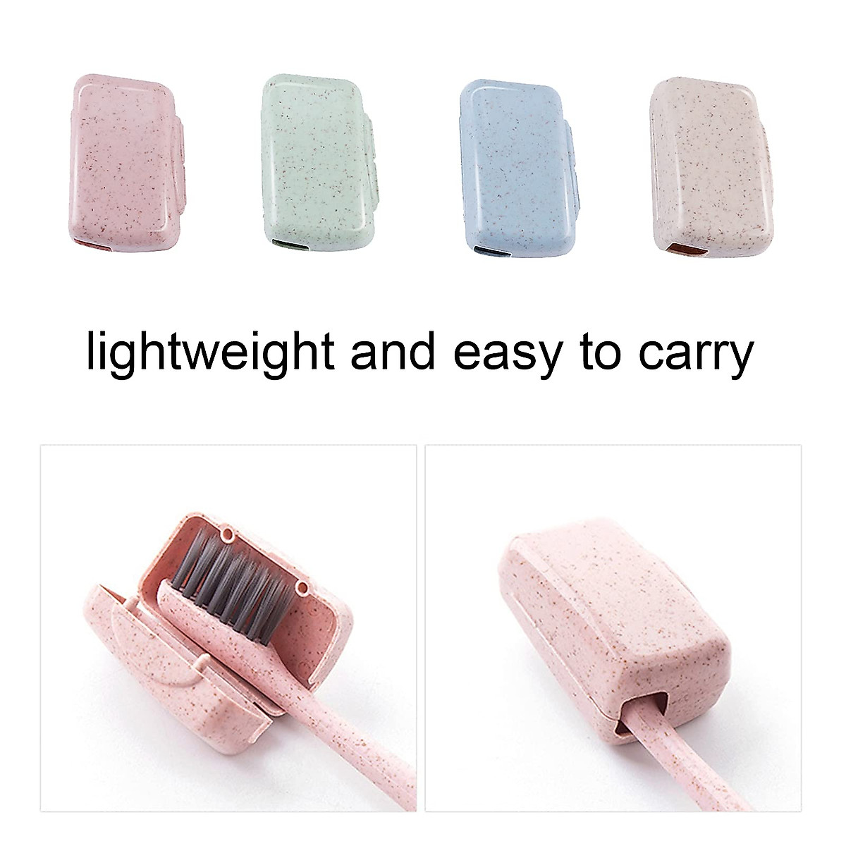 20pcs Toothbrush Cover Head Caps,Plastic Covers for Tooth Brush Heads Holder,Travel Toothbrush Protective Case