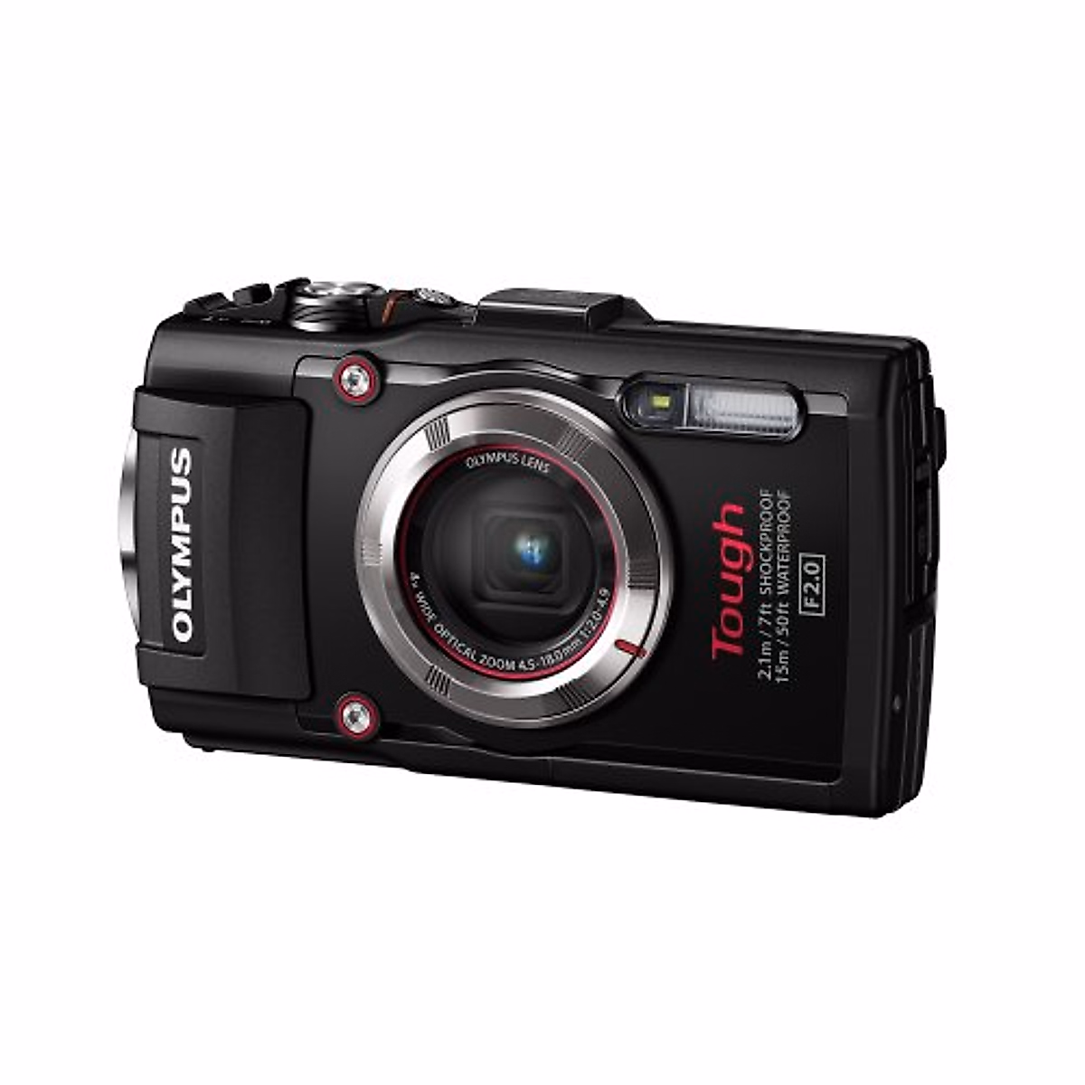 Olympus TG-3 Waterproof 16 MP Digital Camera (Black) (Discontinued by Manufacturer)