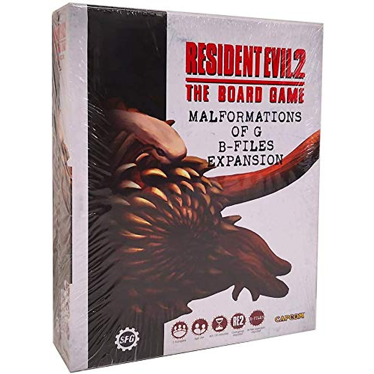 Resident Evil 2 Board Game Bundle with Survival Horror, Malformations of G B-Files, and Retro Expansion (3 Items)