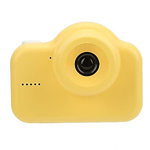 Shanrya Kids Photo Video Camera, 600mAh Rechargeable 2inch IPS Screen High Definition 720P Digital Children Camera for Gift(Yellow Duck)