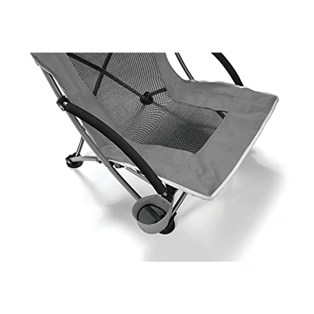 Sport-Brella Beach Chair with UPF 50+ Adjustable Umbrella, Grey