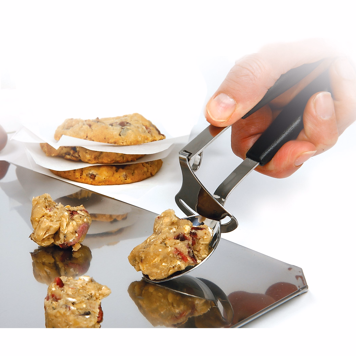 Norpro Scoop and Release Cookie Dropper, 7.5in/19cm, As Shown