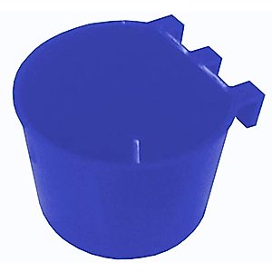 4 Pack of RITE FARM PRODUCTS 8 OZ Pigeon Quail Dove Chicken Rabbit Bird Feeder Water Drinker Cups Wire CAGE