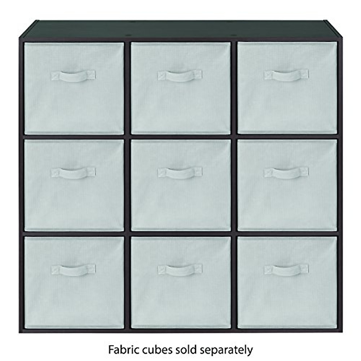 Whitmor 9 Cube Organizer, Espresso