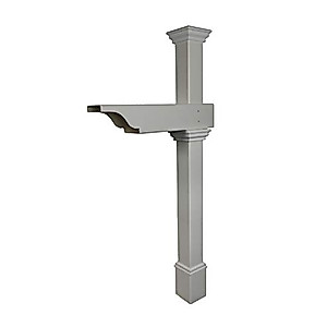 Zippity Outdoor Products ZP19013 Classica Mailbox Post, White