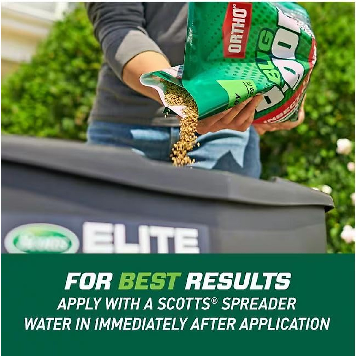 Ortho Bug B Gon Insect Killer for Lawns3. - Kills Ants, Fleas, Ticks, Chinch Bugs, Mole Crickets and Cutworms - Use on Lawns, Ornamentals and Home Perimeter, 10 LB