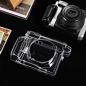 Fintie Protective Clear Case for Fujifilm Instax Wide 300 Instant Film Camera - Crystal Hard Cover with Precise Cutout, Clear