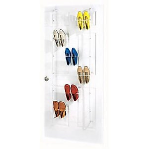 Whitmor 18 Pair Over the Door Shoe Rack