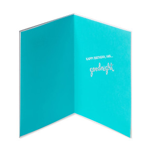 Papyrus Funny Birthday Card (Goodnight)