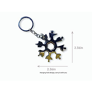 Generic Stainless Steel Snowflakes Multi Tool ,screwdriver,wrench