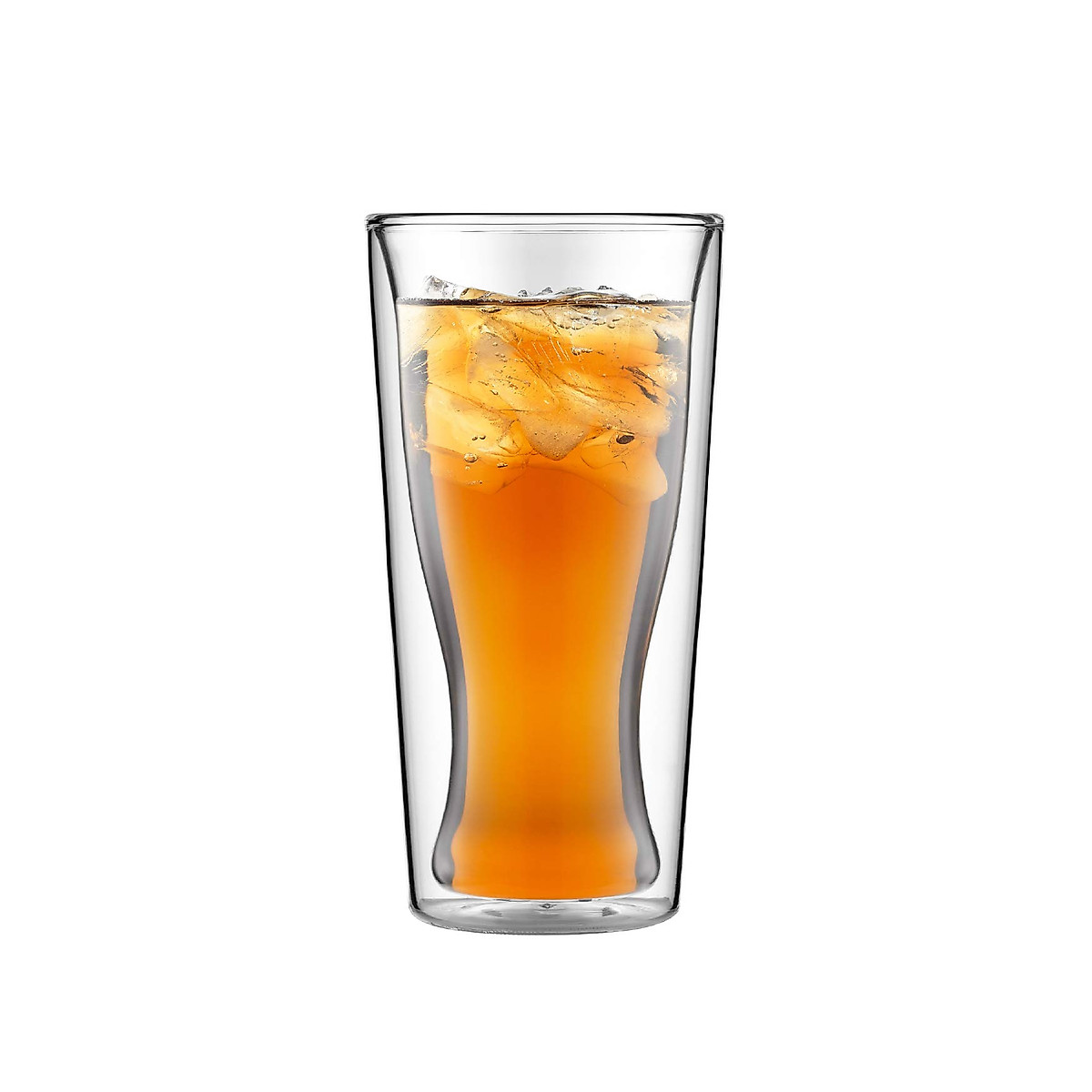 Bodum 2 Piece 12 oz SKAL Double Wall Glass, Clear