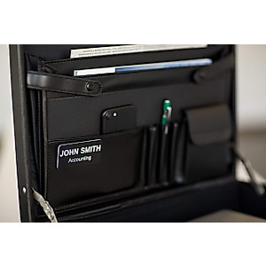 Custom Engraved Name Tag Badges – Personalized Identification with Pin or Magnetic Backing, 1 Inch x 3 Inches, Silver/Black