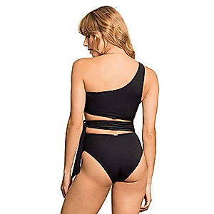 Maaji Women's Standard Cheeky Cut One Piece, Black, SM