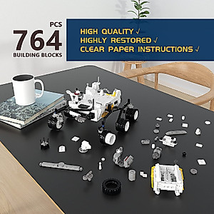 YOUFOY NASA Perseverance Mars Rover Building Kits,Space Rover Explorers Mars Building Toys,Space Station Laboratory Research Model for Kids,Creative NASA Toys(764 PCS)