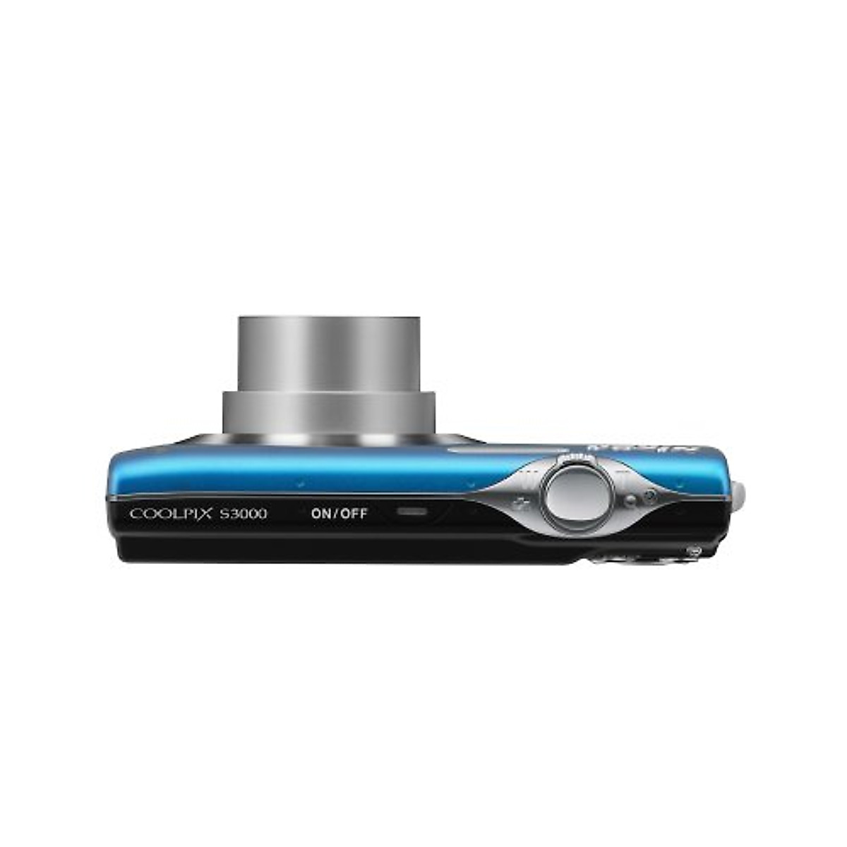 Nikon Coolpix S3000 12 MP Digital Camera with 4x Optical Vibration Reduction (VR) Zoom and 2.7-Inch LCD (Blue) (OLD MODEL)