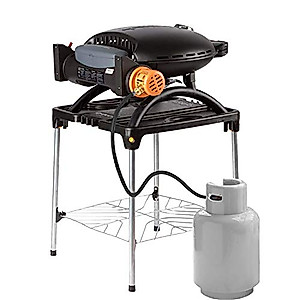 WADEO 8 Feet Propane Adapter Hose with QCC1/Type1 Tank Connects 1 lb Portable Appliance to 1-20lb Propane Tank for Weber Q Grill, Coleman Grill, Camp Stove and More