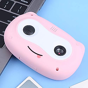 Sazao Children Camera, Largecapacity Battery Life High Definition Digital Mini Camera, Lovely Mini for Childrfen Kids Girls(Pink)