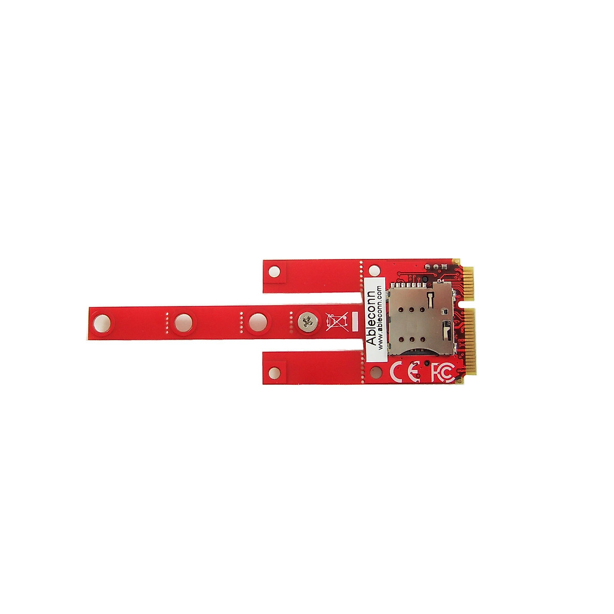 Ableconn MPEX-134B Mini PCIe Adapter with M.2 Key B Slot - Support USB/PCIe/SATA Based M2 B Key or B-M Key Module for Mini PCI Express