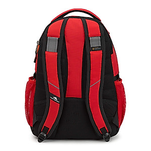 High Sierra Swerve Laptop Backpack, Crimson/Black, One Size
