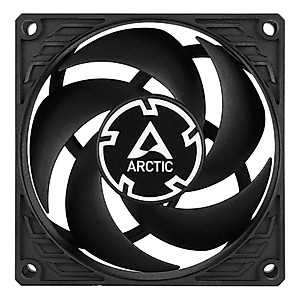 ARCTIC P8 (5 Pack) - 80 mm Case Fan, Pressure-optimised, Quiet Motor, Computer, Fan Speed: 3000 RPM - Black