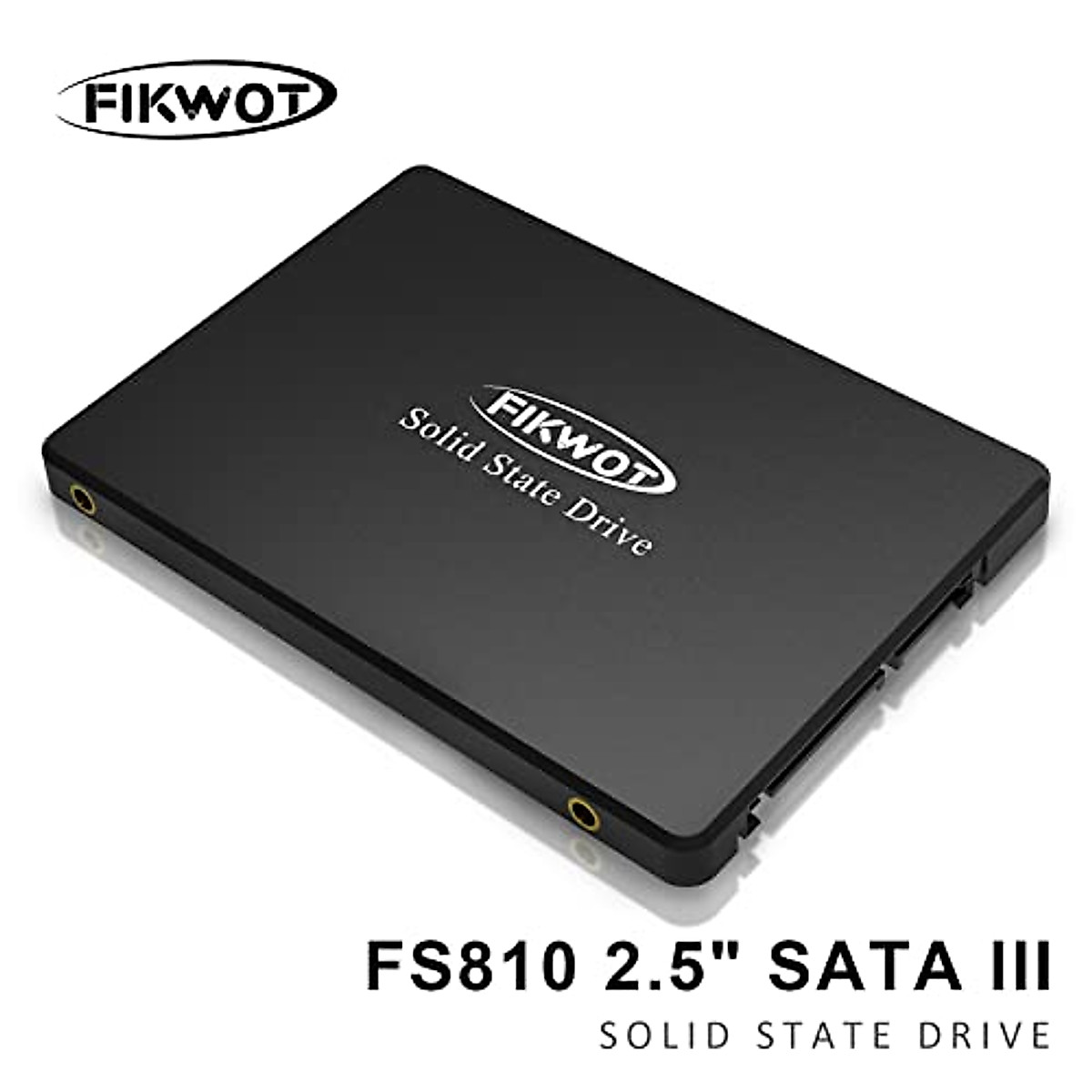 Fikwot FS810 1TB SSD SATA III 2.5" 6GB/s, Internal Solid State Drive 3D NAND Flash (Read/Write Speed up to 550/500 MB/s) Compatible with Laptop & PC Desktop