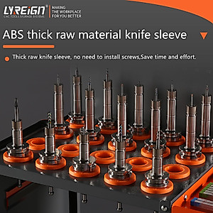 LYREIGN CNC Machine Tools Trolley for Storehouse Factory Garage, CNC Tool Milling Cutter Transfer Cart, Utility Carts Tool Organizers Storage Rack