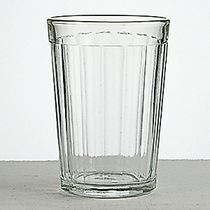 Russian Hot Tea Drinking Paneled Glass Granyoniy 200 ml for Hot/Cold Liquids fits Holder Podstakannik Vintage USSR Set of 6