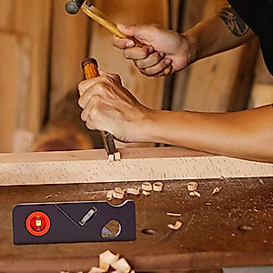 Tidorlou Chamfer Plane for Wood, DIY Hand Woodcraft Corners Edge Carpenter Woodworking Tools, Chamfer Planer for Quick Edge Trimming, Portable wood planer(gray)