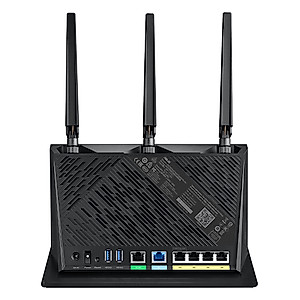 ASUS AX5700 WiFi 6 Gaming Router (RT-AX86U) - Dual Band Gigabit Wireless Internet Router, NVIDIA GeForce NOW, 2.5G Port, Gaming & Streaming, AiMesh Compatible, Included Lifetime Internet Security