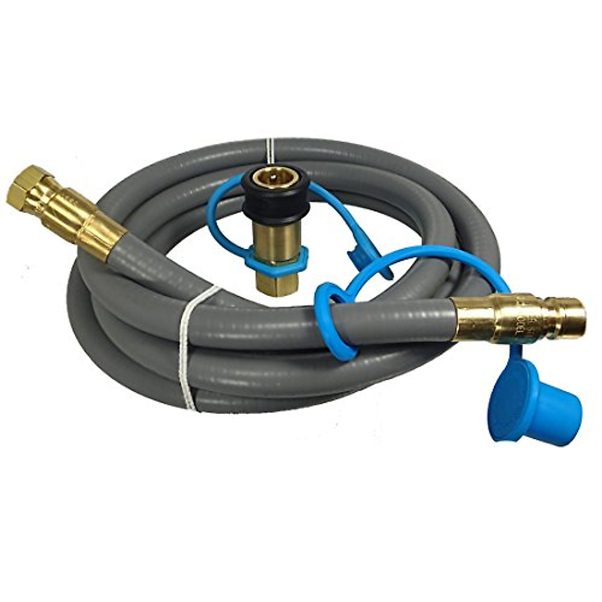 M.B. Sturgis Inc. 1/2" ID Gas Grill Quick Disconnect Gas Connector Kit (10 Feet)