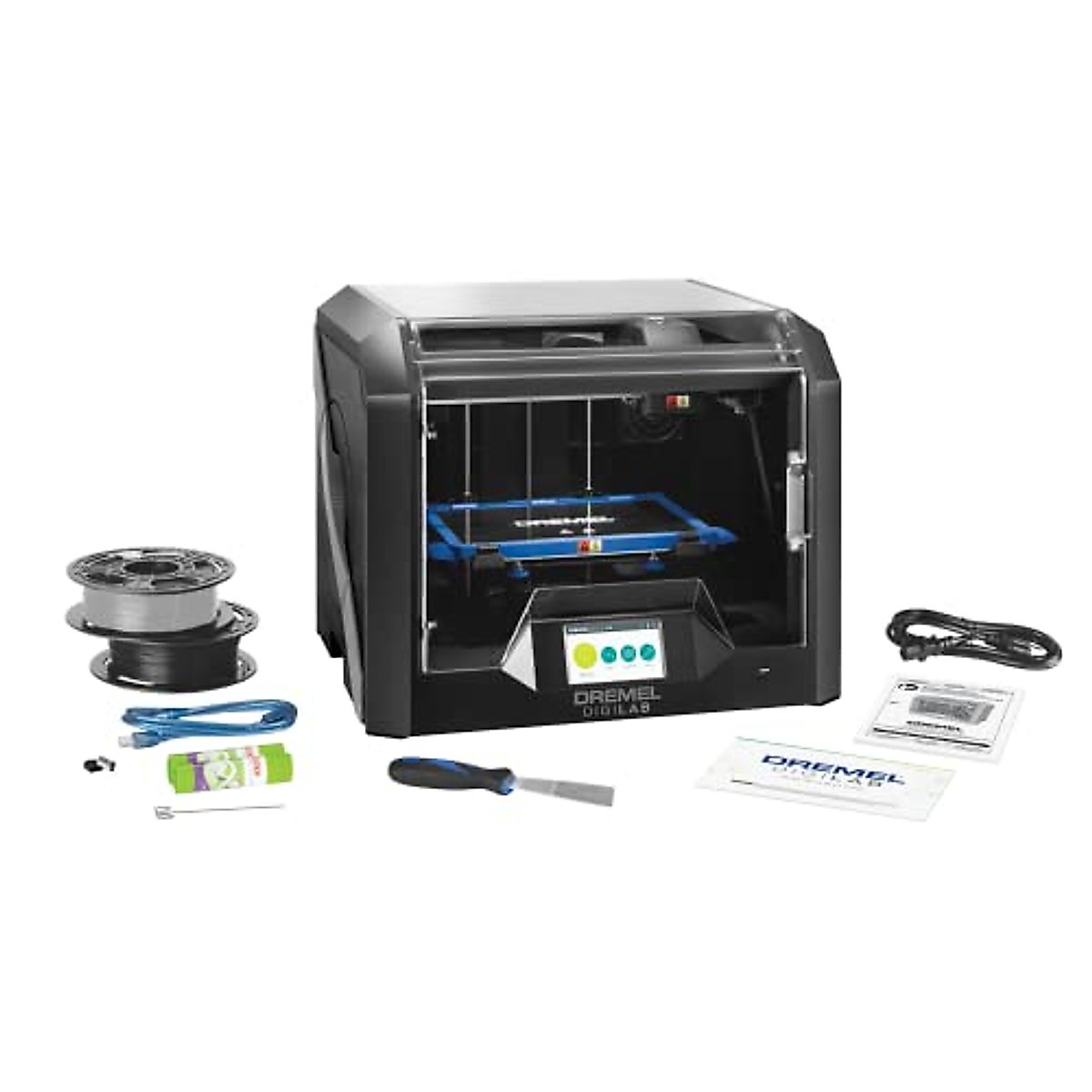 Dremel DigiLab 3D45-01 3D Printer with Filament - Heated Build Plate & Auto 9-Point Leveling - PC & MAC OS, Chromebook, iPad Compatible - Nylon, ECO-ABS, PETG, PLA Print Capable