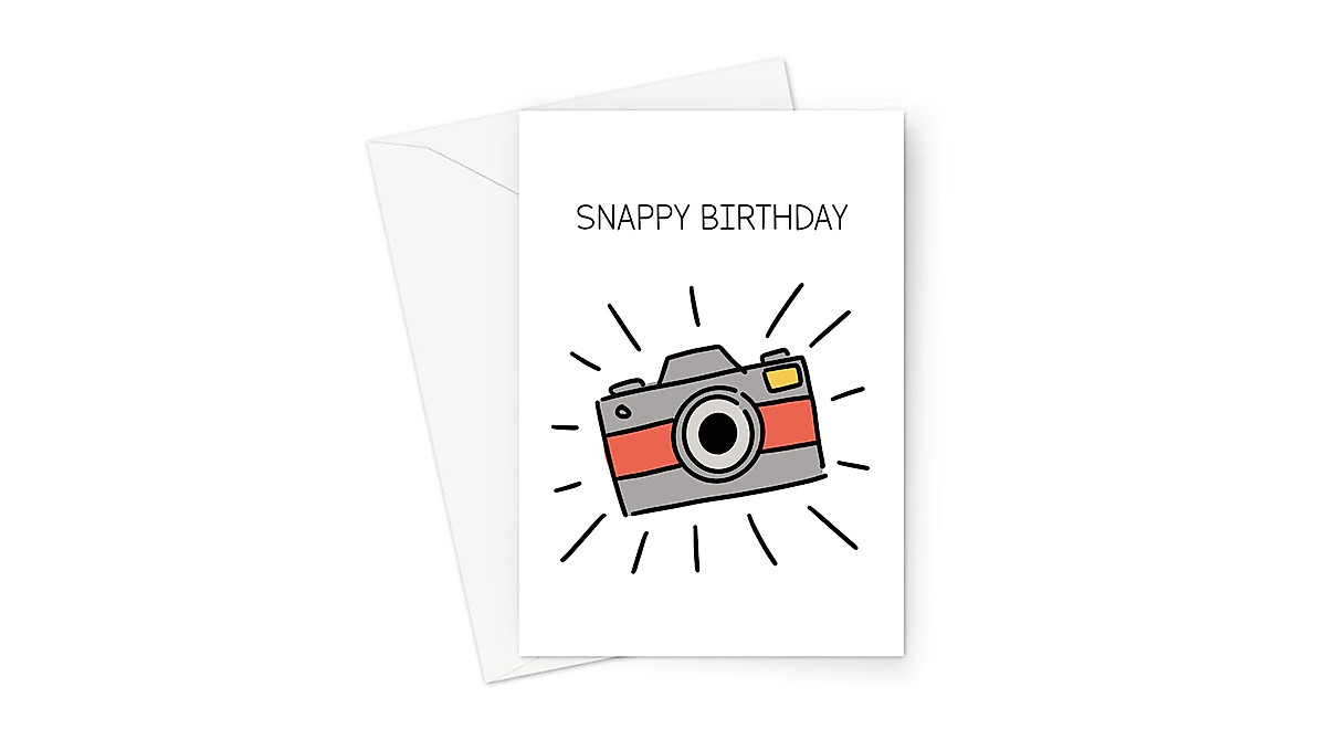 LEMON LOCO Snappy Birthday Card | Funny Photography Pun