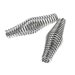 Timsec 2Pcs BBQ Spring Handle, Stainless Steel Cool Touch Stove Spring Handle Grip, 4.3-inch Heavy Duty Barbecue Smoker, Grill, Stove, Pit Door Handles