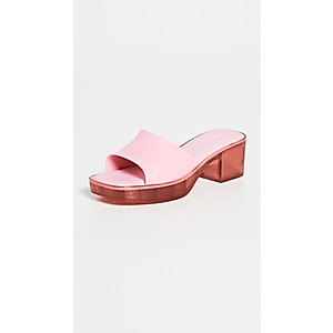 Melissa Women's Shape Ad Sandals, Pink, 7 Medium US