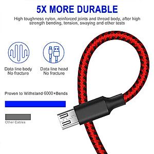Exeric 3FT Micro USB Cable