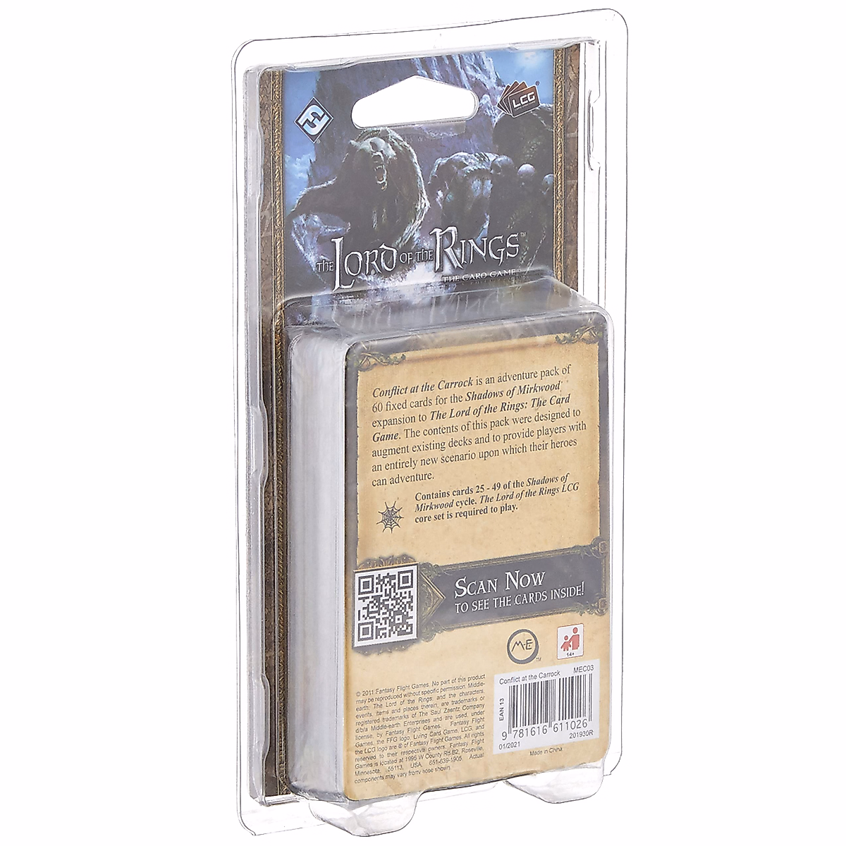 The Lord of the Rings The Card Game Conflict at the Carrock ADVENTURE PACK - Cooperative Adventure Game, Strategy Game, Ages 14+, 1-4 Players, 30-120 Min Playtime, Made by Fantasy Flight Games