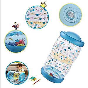 Fidget Toys Baby Crawling Fitness Toys Exercise Your Baby's Hearing and Touch Exercise Your Baby's Muscles and Coordination Baby Toys for 6 Months 1 2 3 Year olds (Blue)